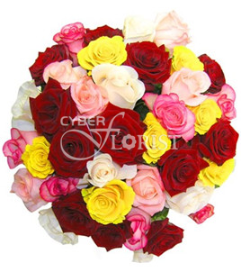 Bouquet of roses 'Lambada' - delivery from $79.00 US | Cyber-Florist.com