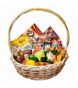 Basket with sweets 'Sweet Carousel' - delivery from $80.00 US | Cyber ...